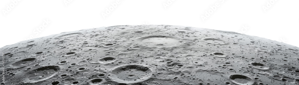 Texture of the moon's surface with craters, in grayscale photography ...
