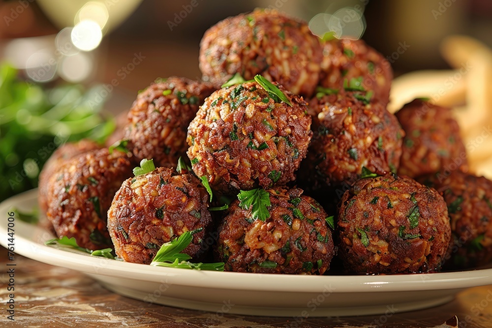 Falafels are deep fried balls traditionally found in Middle Eastern ...