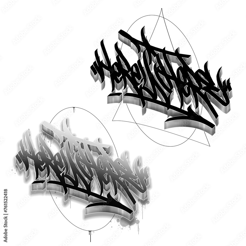 here where word graffiti 3d 2d handstyle stylewriting lettering street ...