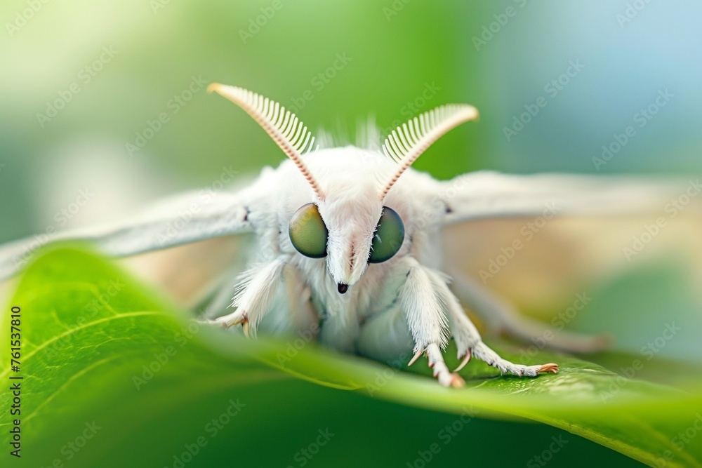 Silk cocoon the commercially bred caterpillar of the domesticated ...