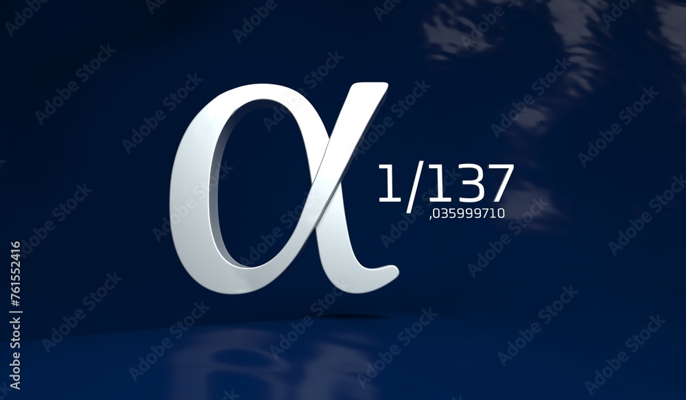 Symbole Alpha et le nombre 1/137 : la constante de structure fine en ...