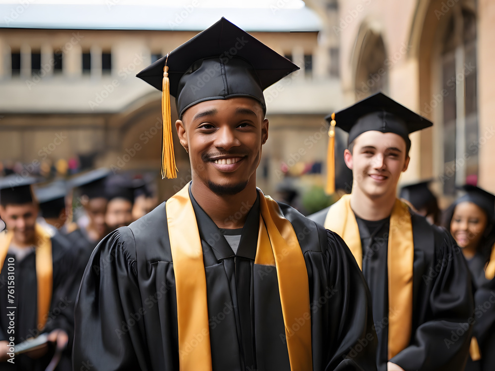 University students celebrate education success at graduation ceremony ...