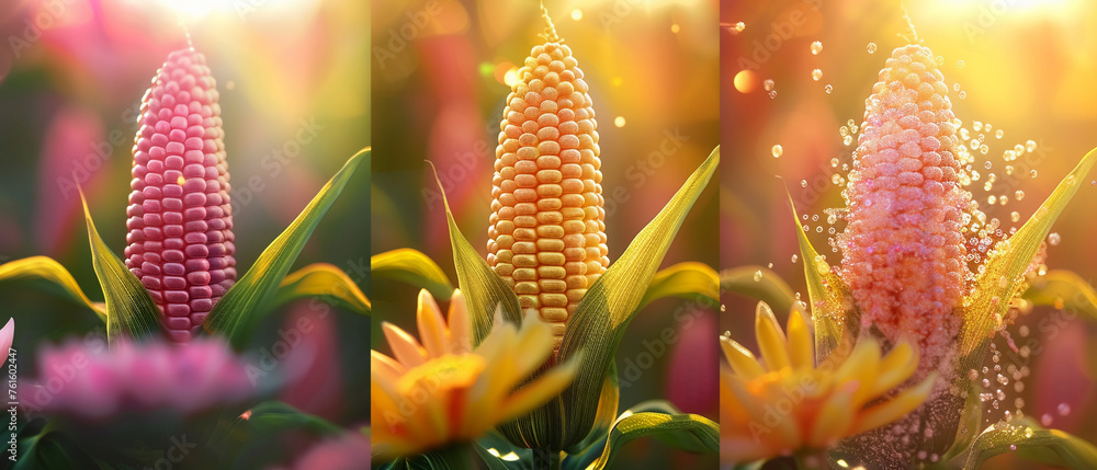 Pastelcolored corn a masterpiece of DNA engineering flourishes feeding ...