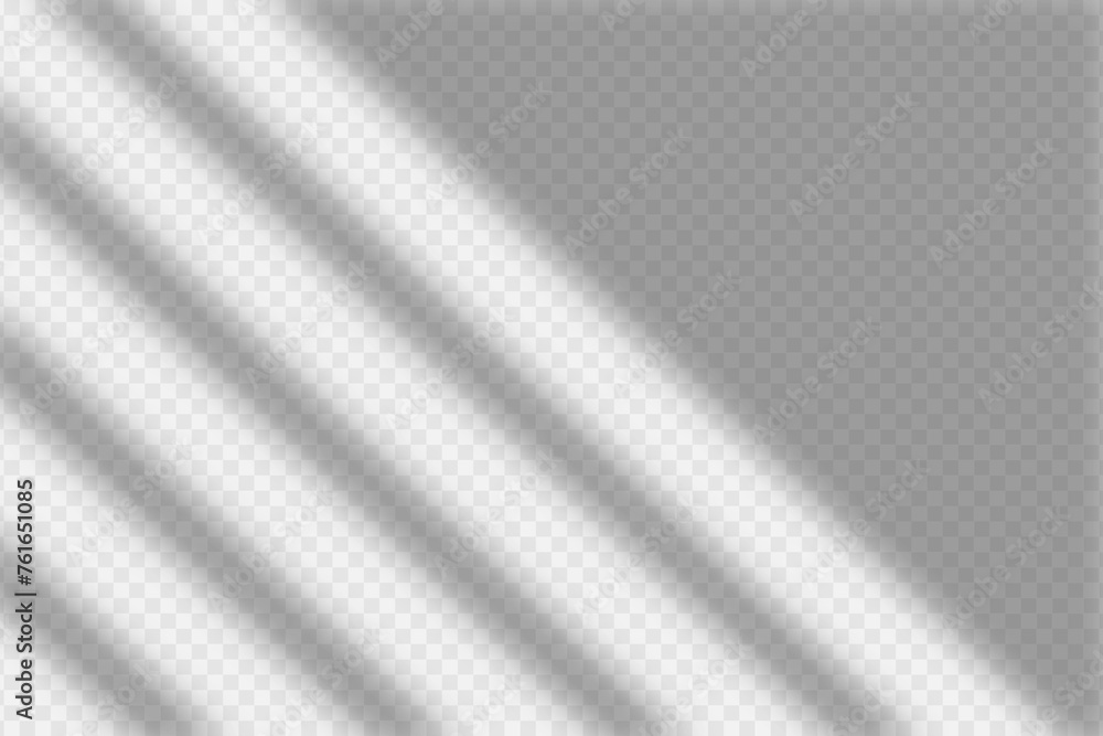 Vecteur Stock Shadow overlay effect from the window and jalouse ...