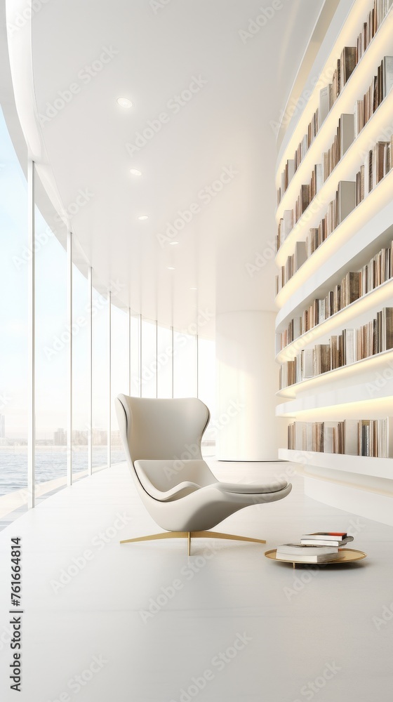 An interpretation of a world where traditional libraries have been ...