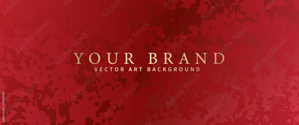 Elegant cover design. Modern premium red vector art background with ...