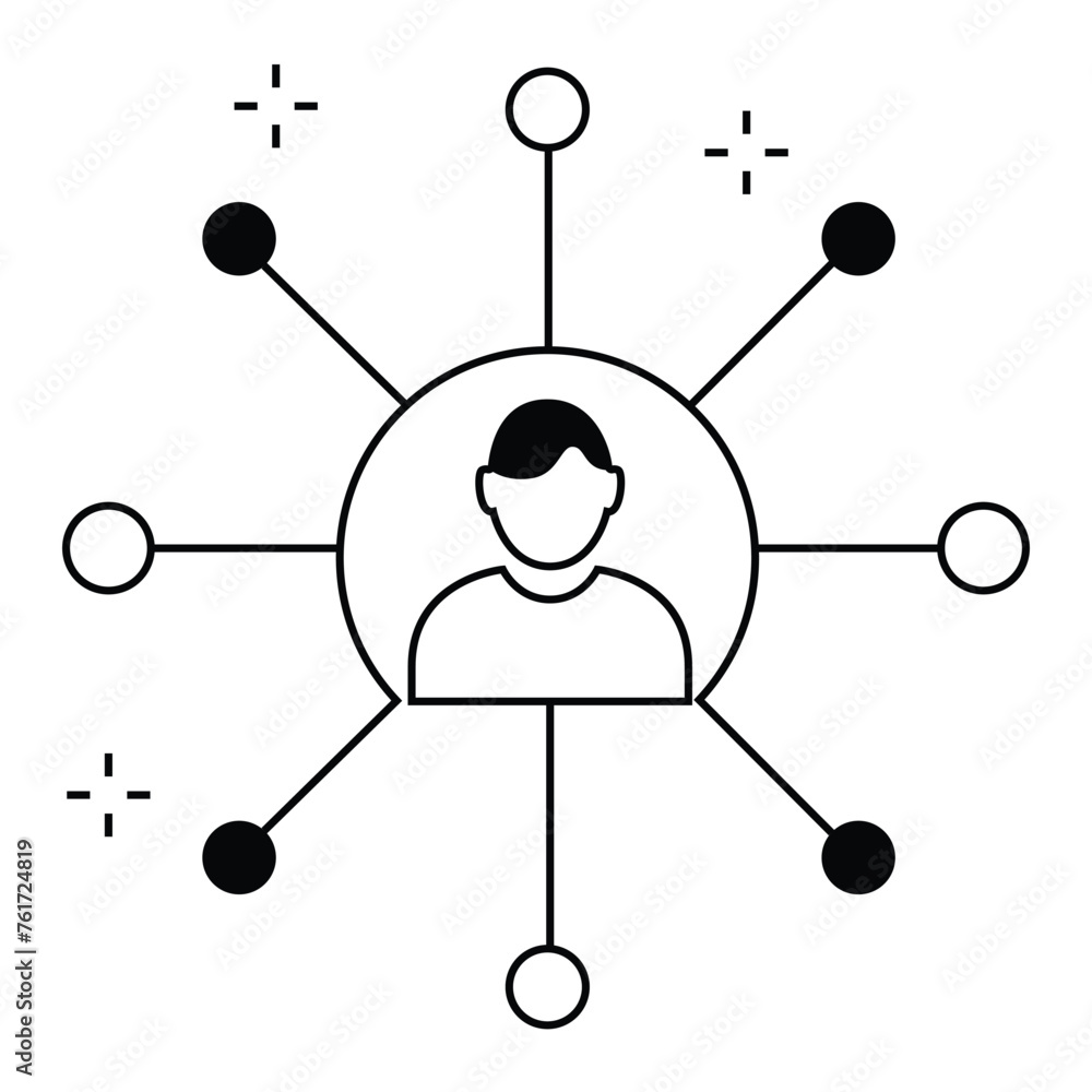 Project Stakeholder Icon Illustration. Engaged Project Stakeholders ...