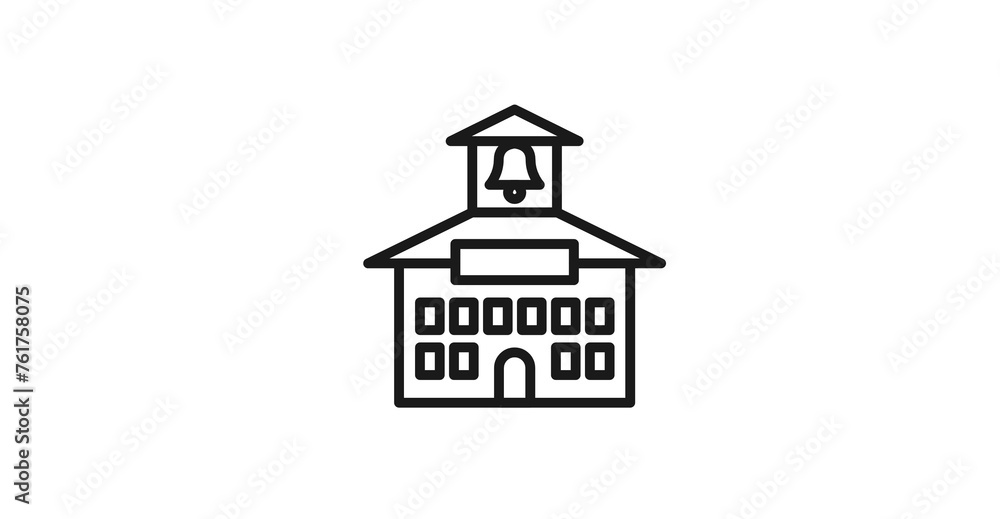 house, home, icon, building, estate, architecture, illustration, vector ...