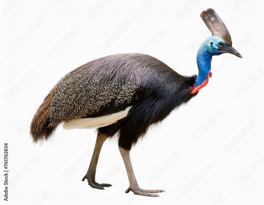 southern cassowary - Casuarius casuarius - the third tallest and second ...