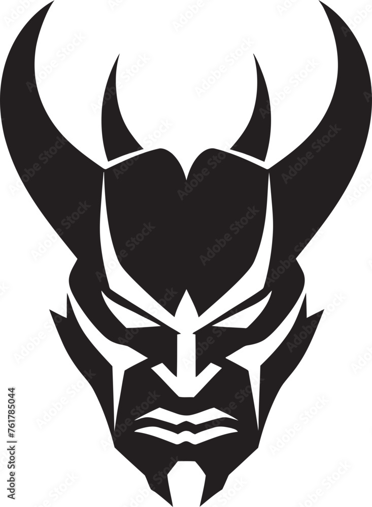 Demons Whisper Hand Drawn Symbol for Malevolent Mask Yokai Yonder ...