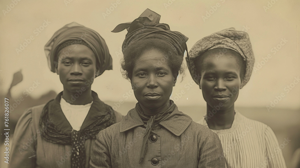 old photograph during slavery in America old photo of black people in ...