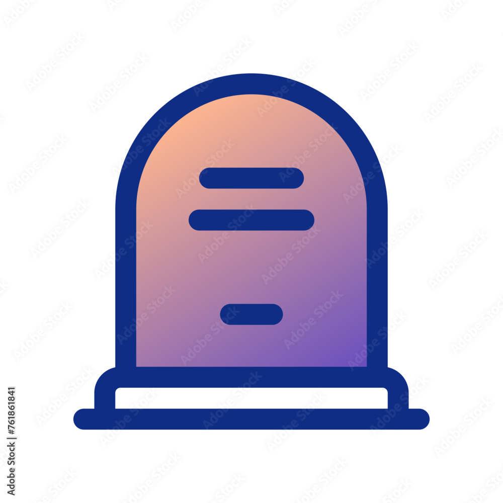 Editable tombstone vector icon. Part of a big icon set family. Perfect ...