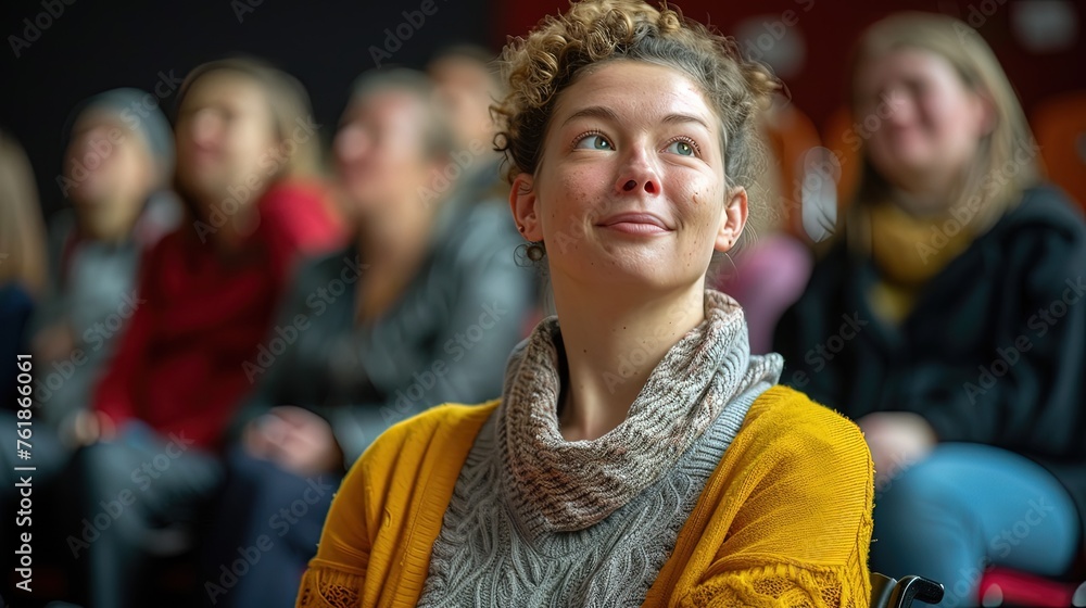 A public speaking event where speakers with different types of disabilities share their ...