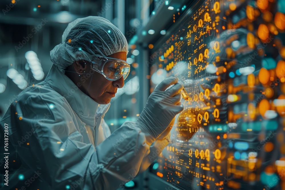 Clinical trial phases visualized through digital models, medication ...
