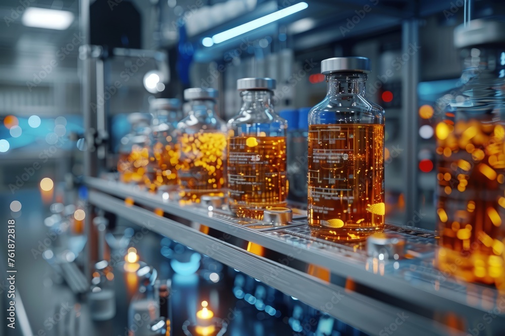 Clinical trial phases visualized through digital models, medication ...