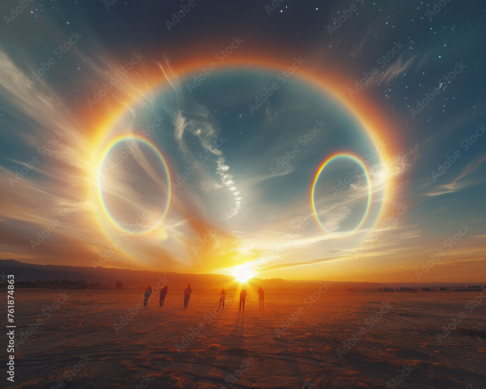 Massive solar mirror array, reflecting sunlight into space to combat ...