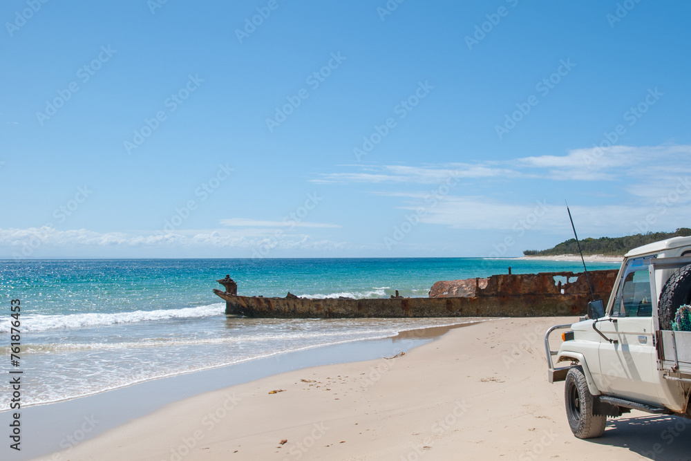Moreton Island near Brisbane, Southeast Queensland, offers stunning ...