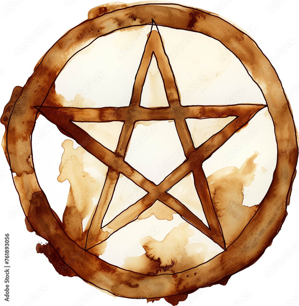 star of david, simple flat one dimensional drawing of pentagram shape ...