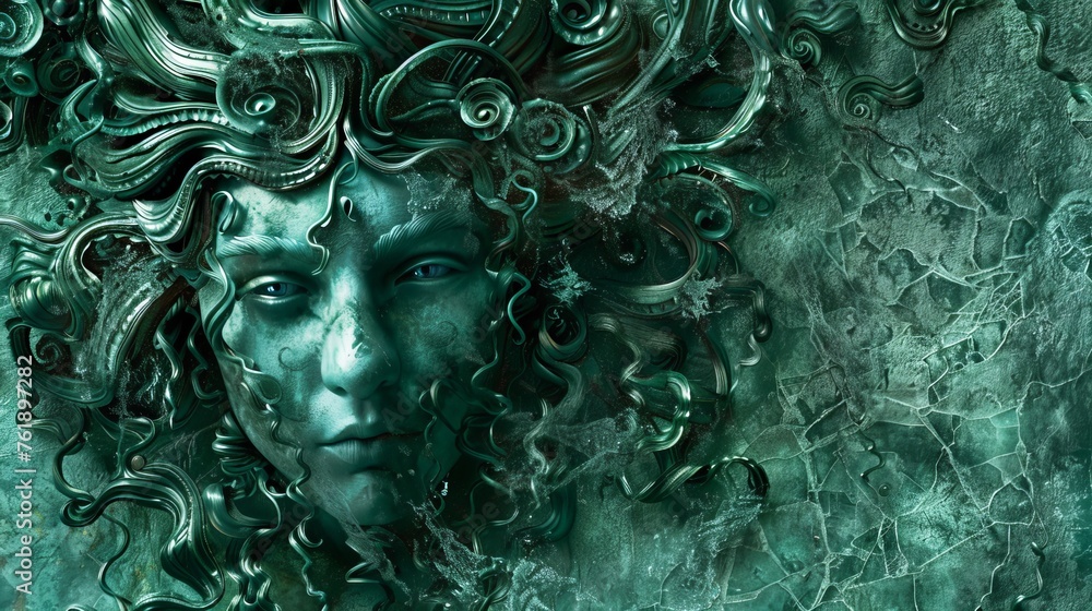 a beautiful illustration painting of the beautiful greek mythology ...