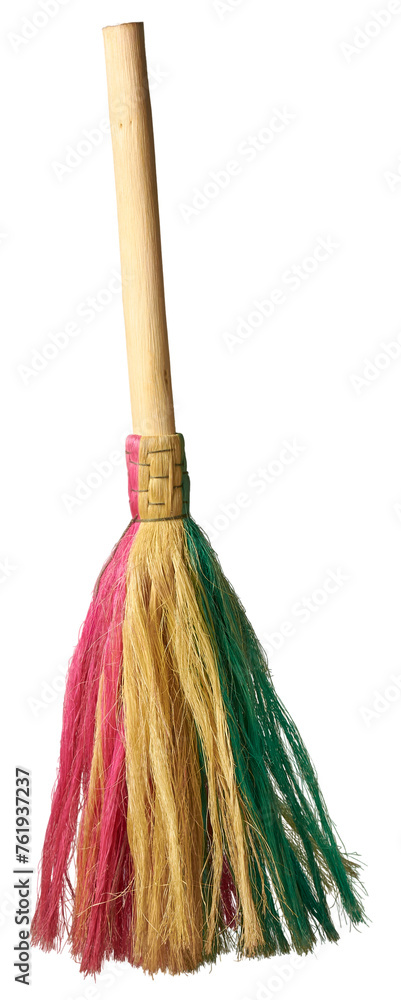 close-up of eco-friendly desktop broom duster, made of natural ...