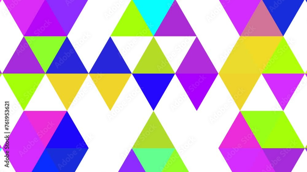 Background rainbow triangle. Modern abstract art design with liquid ...