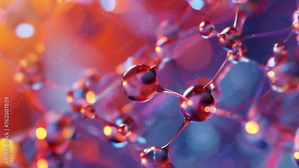 A detailed shot of a thin film of magnetic shape memory polymer being ...