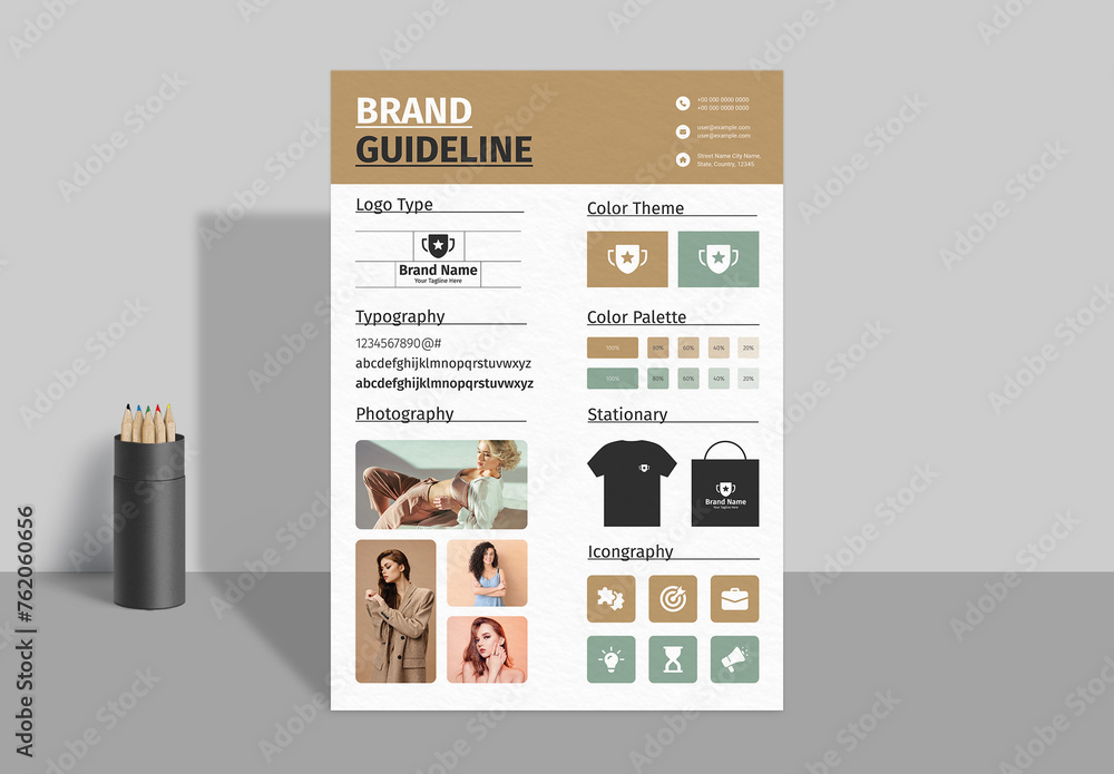 Branding Identity Kit Design Template Stock Template | Adobe Stock