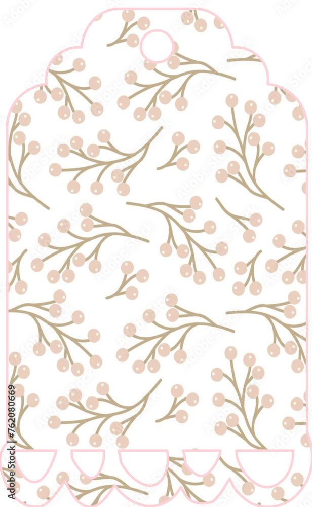 decorated label - base - Country style vector graphics with flowers and ...