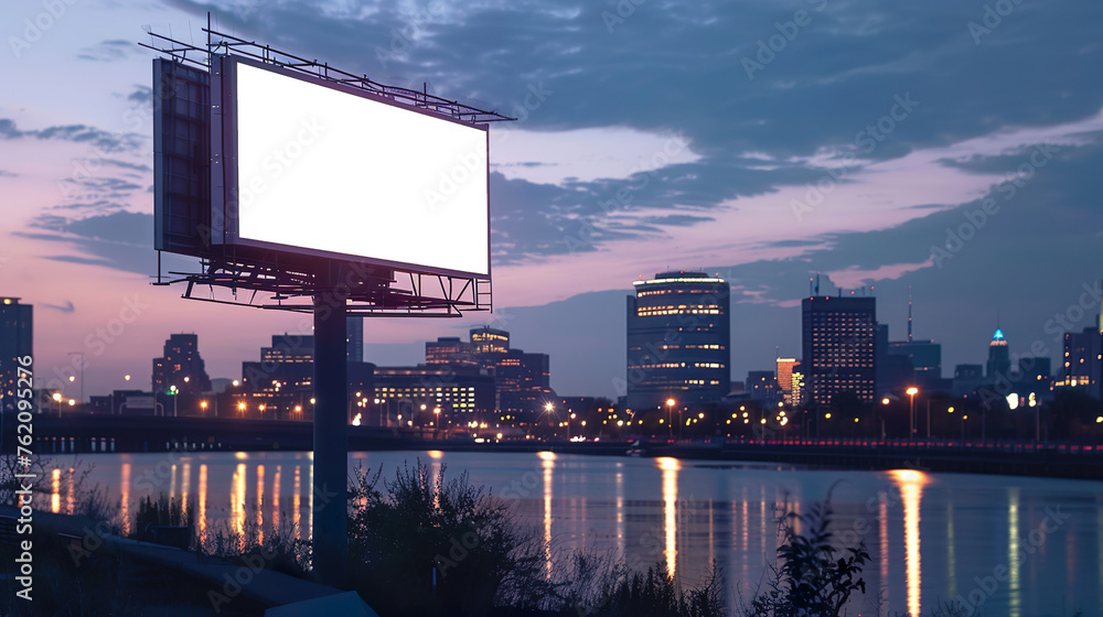 customizable university campus billboard for advertising presentation ...