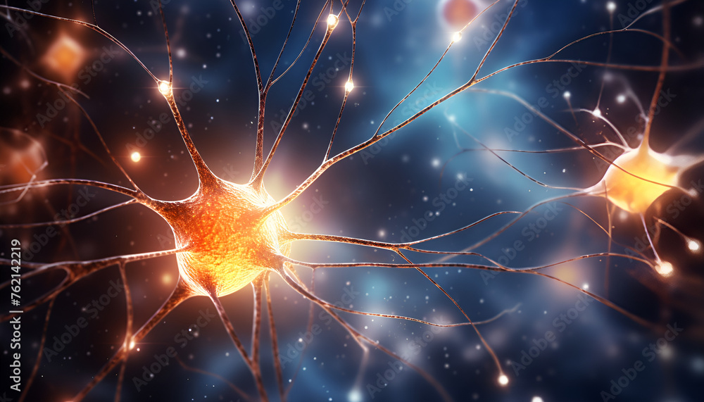 Neurons brain cell medical background ,PPT background Active nerve ...