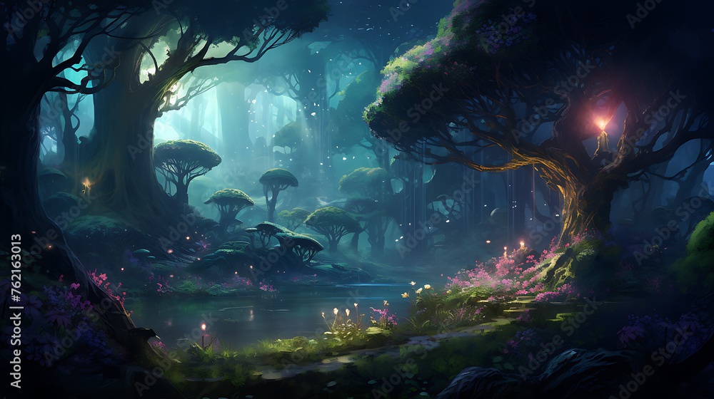 envision an abstract drawing where the mythical Stock Photo | Adobe Stock