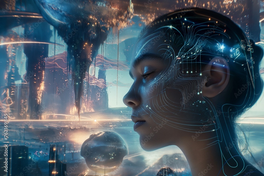 future world where imagination knows no bounds, artificial intelligence ...