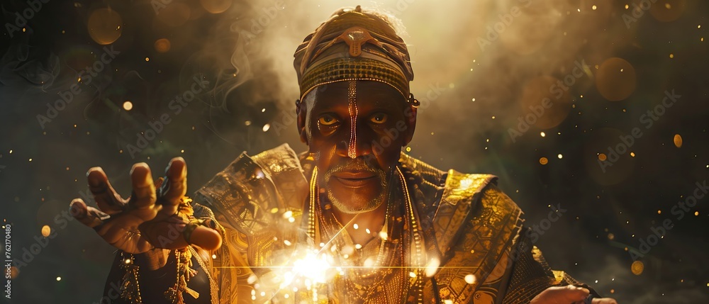 Mystic Wisdom, mystical, wisdom, tribal, elder, intense, eyes, hand ...