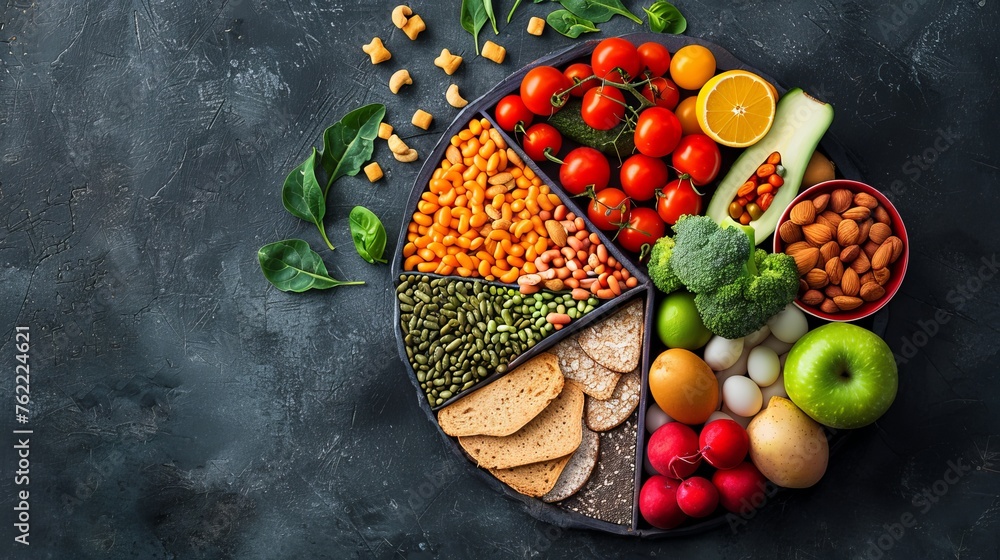 The transformation of the traditional food pyramid into a modern pie ...