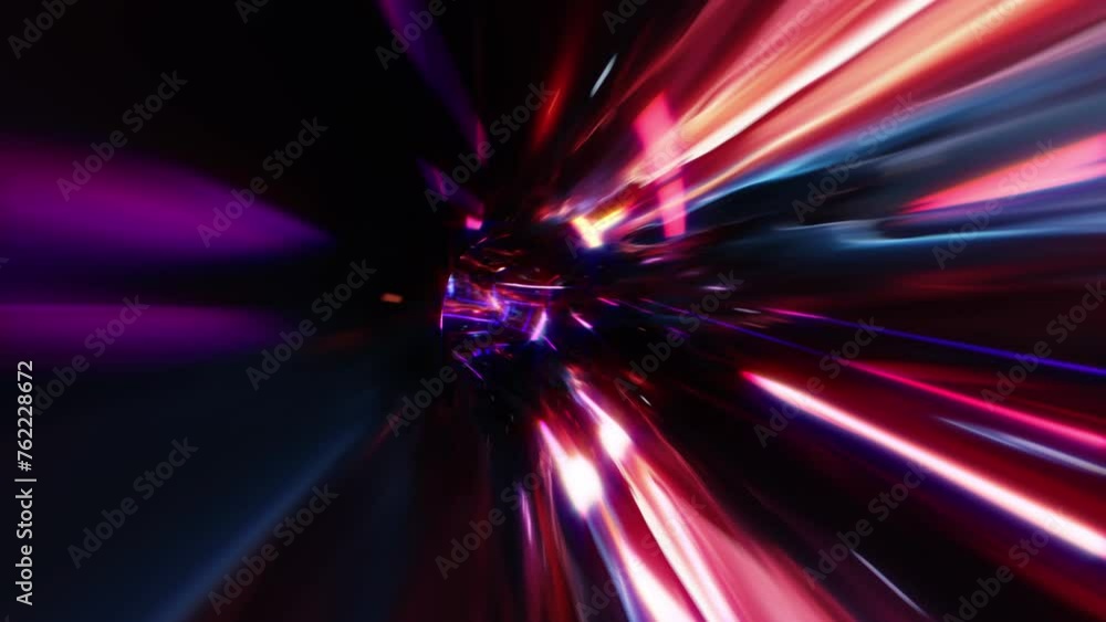 Abstract loop hitech digital in futuristic sci-fi virtual reality ...