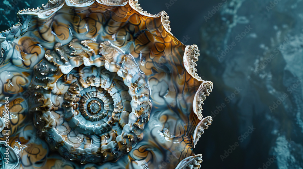 Deep sea ocean creatures and new species theme, vibrant eco background ...