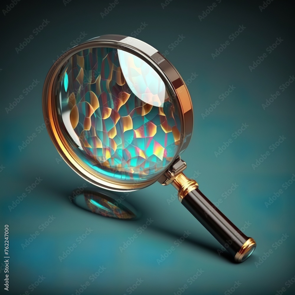 magnifying glass isolated on transaparent background modern for reading ...