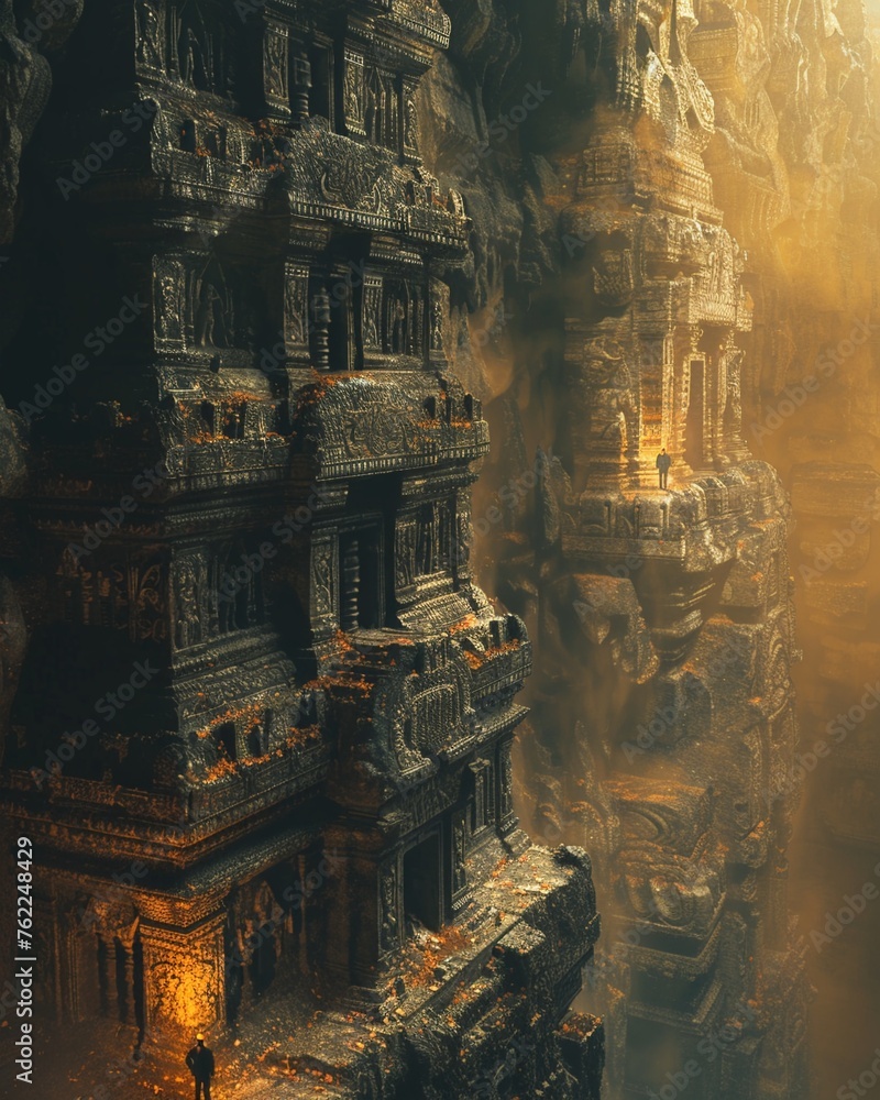 A deep, underground cave reveals an untouched tomb from an ancient ...