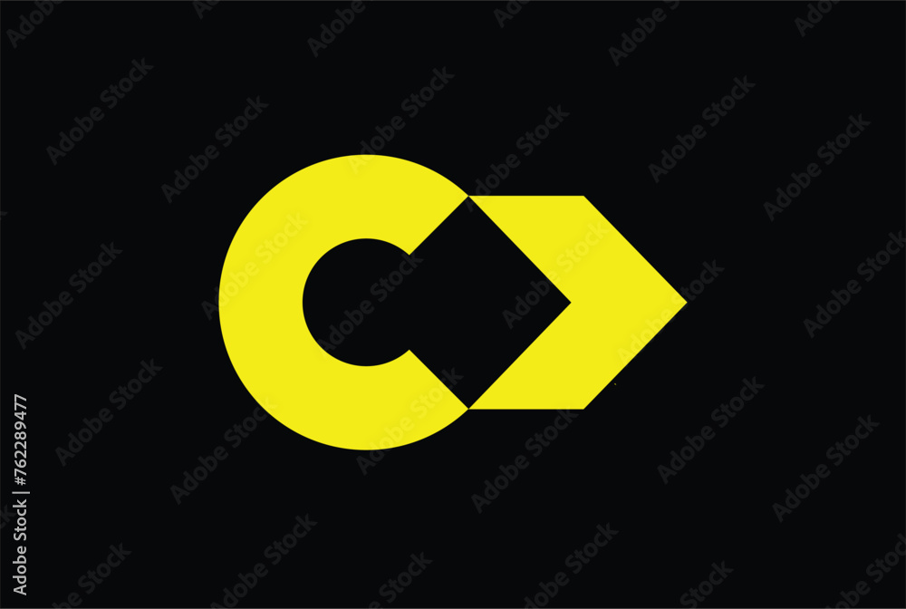 letter c logo, letter c and arrow logo, letter c and kite logo ...