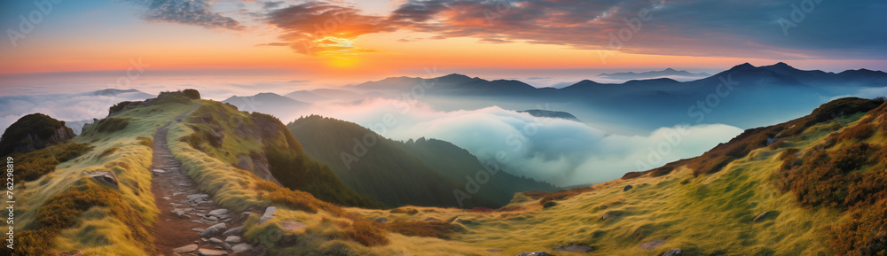 Jaw-Dropping View from a Bird's Eye,Awe-Inspiring Shot of a Mountain ...