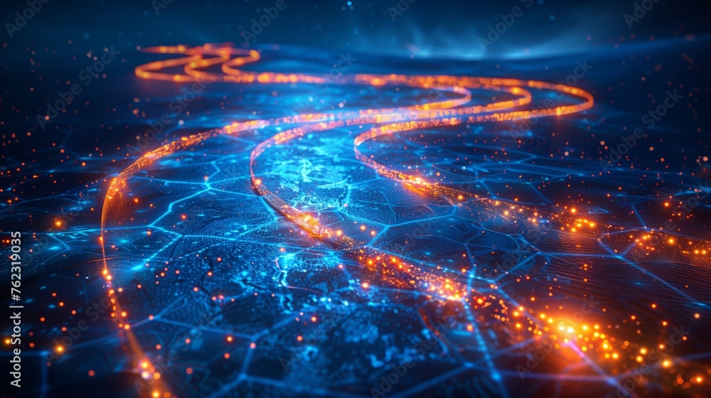 A digital transformation roadmap with key milestones and objectives ...
