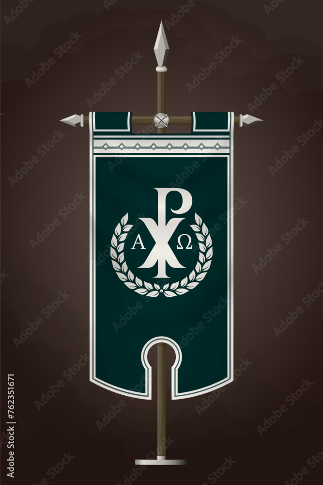 Monogramma Christi. Monogram of Jesus Christ (Christogram). Christian ...