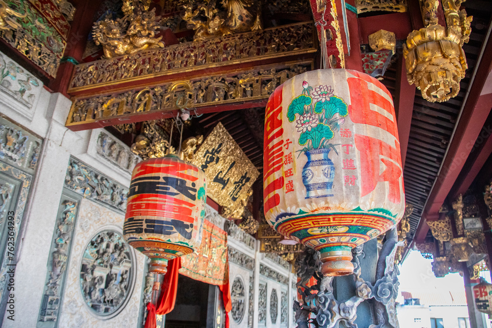 Penang Malaysia 15th mar 2024: The lantern in Leong San Tong Khoo ...
