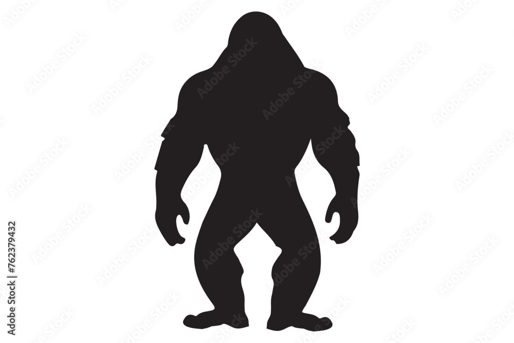Bigfoot, Yeti, Silhouette, Bigfoot Love Sign, Bigfoot Peace Sign ...