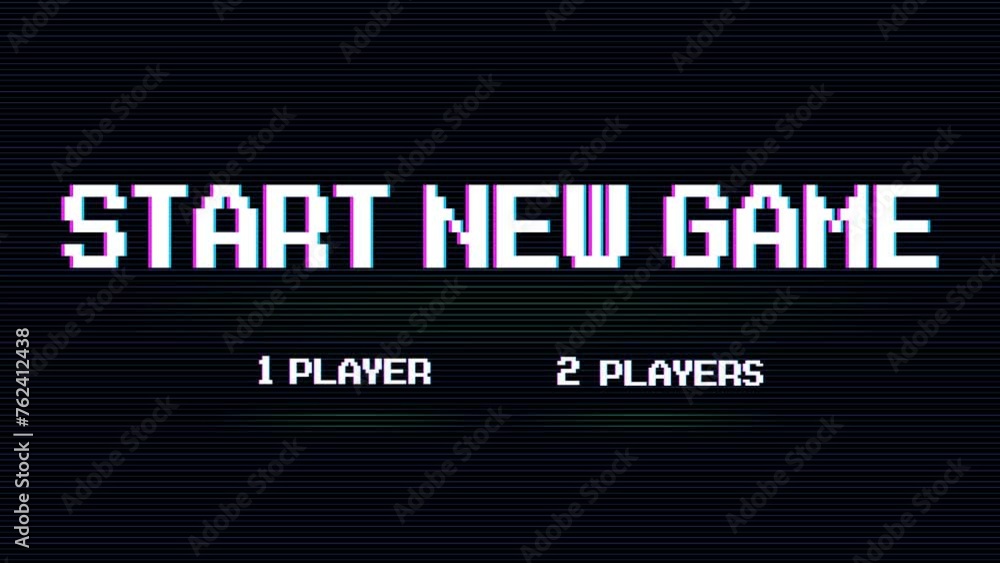 Start new game with player selection. Modern trendy game background ...