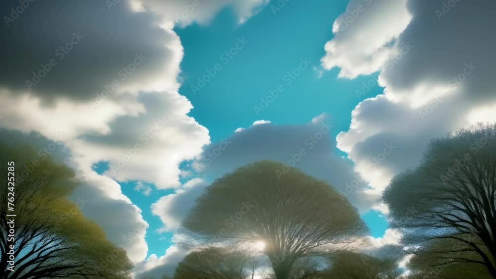 Celestial Ebb and Flow. Cloud Motion Montage. Like the tides of the sea ...