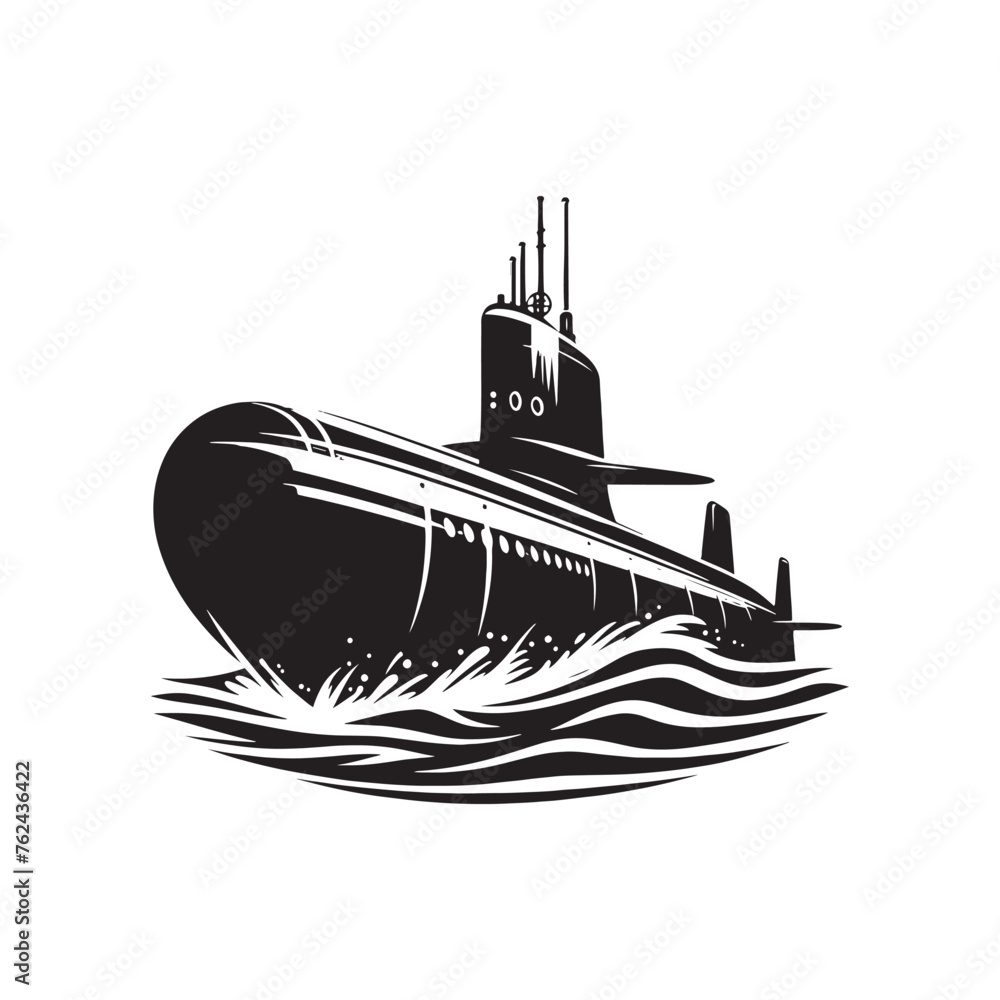 Mystical Submarine Silhouette Ensemble - Navigating the Depths of the ... Mystical Submarine Silhouette Ensemble - Navigating the Depths of the ...