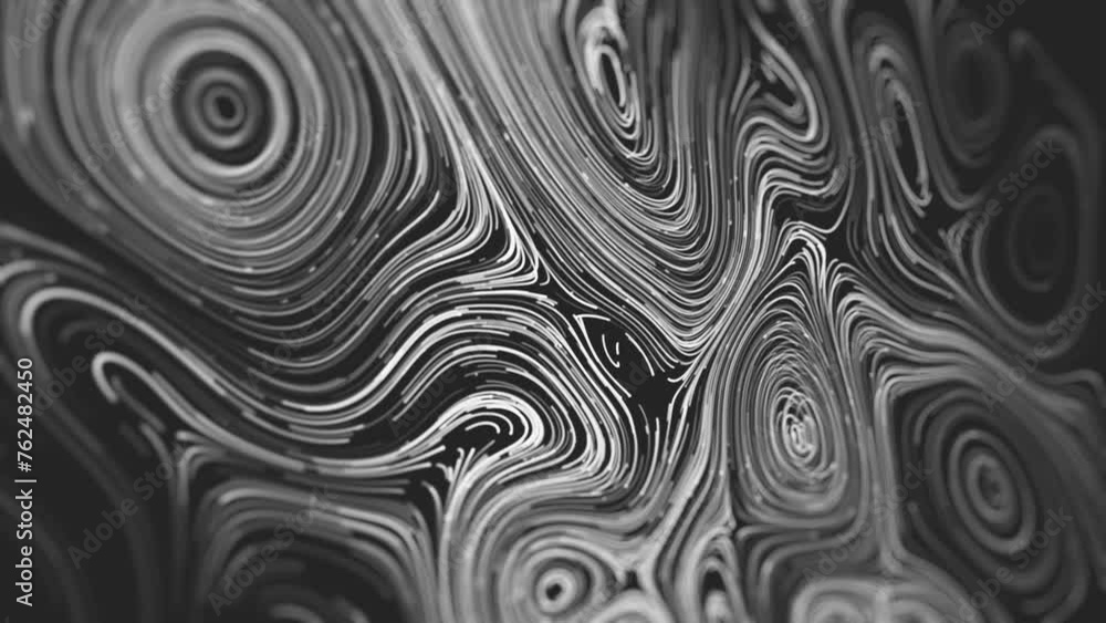 Abstract Circular Nodes Background/ Animation of an abstract background ...