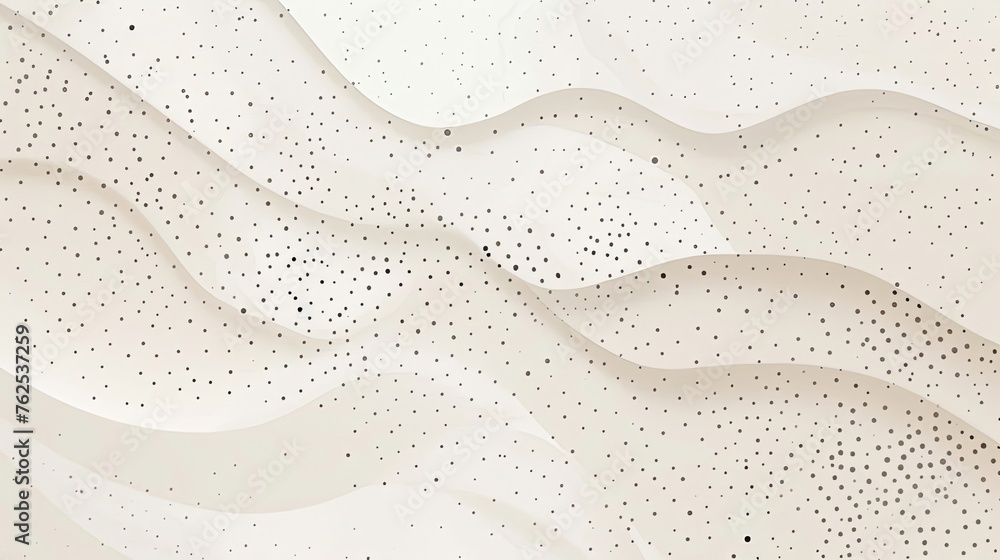 Abstract image of black and white background with floating lines ...