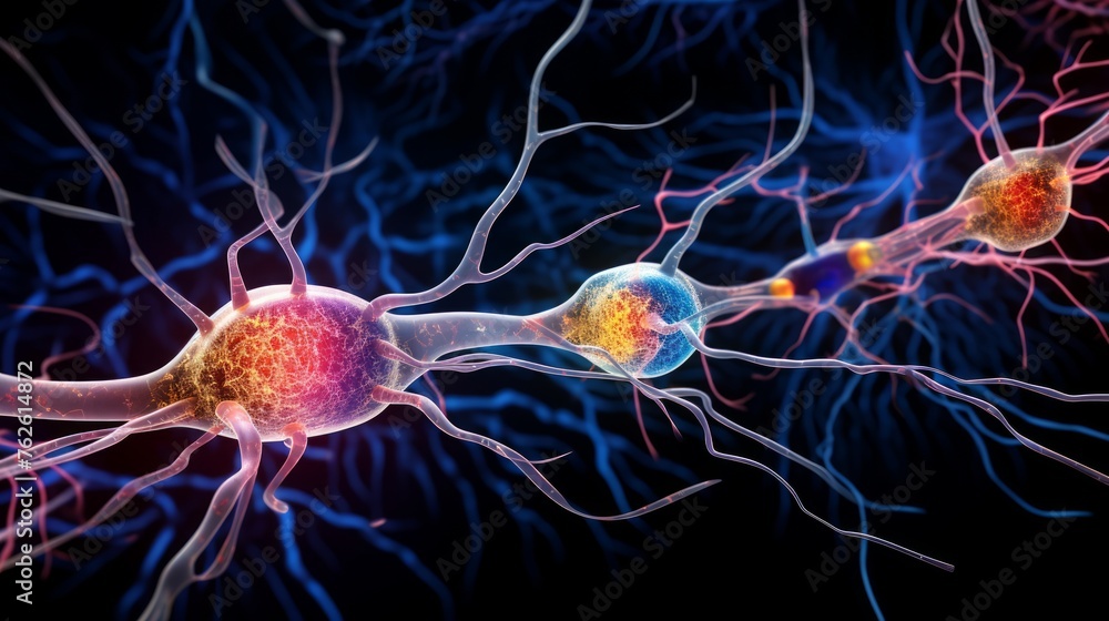 Generative AI High-resolution visual representation of the peripheral ...